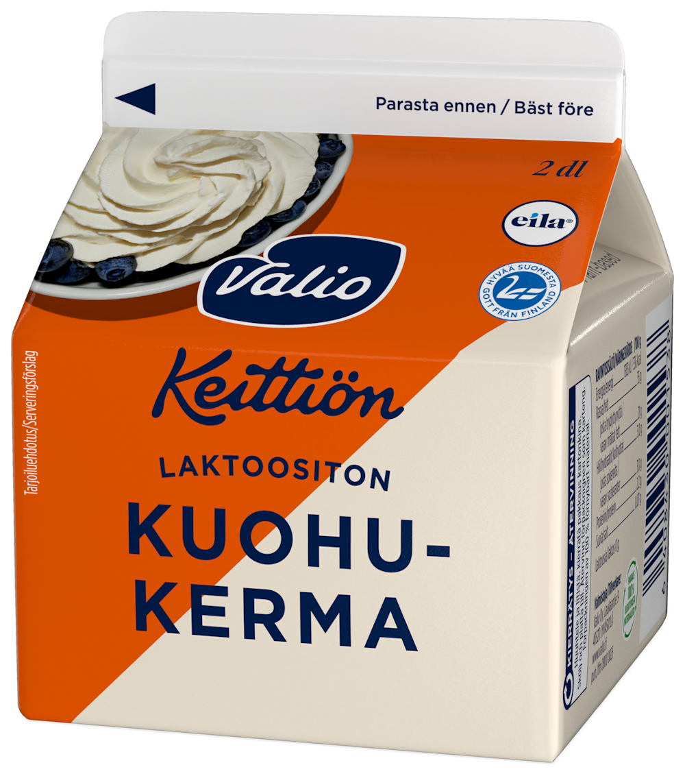 Valio kuohukerma 2dl laktoositon — HoReCa-tukku Kespro