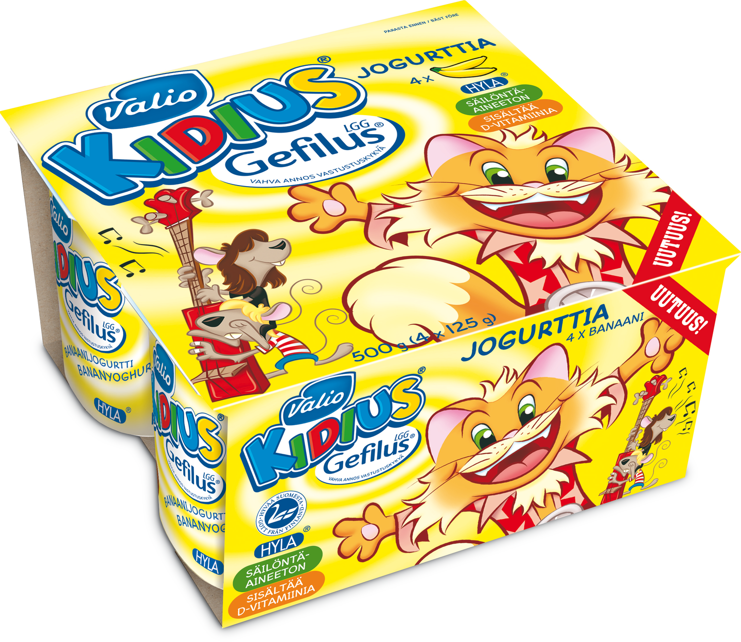 Valio Kidius Gefilus jog 4x125g ban Hyla – K-Ruoka