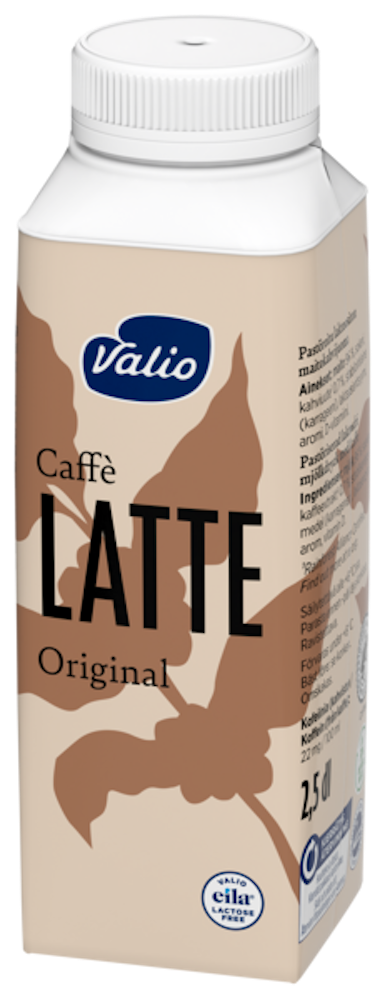 Valio Latte original maitokahvijuoma 2,5 dl laktoositon — HoReCa-tukku Kespro