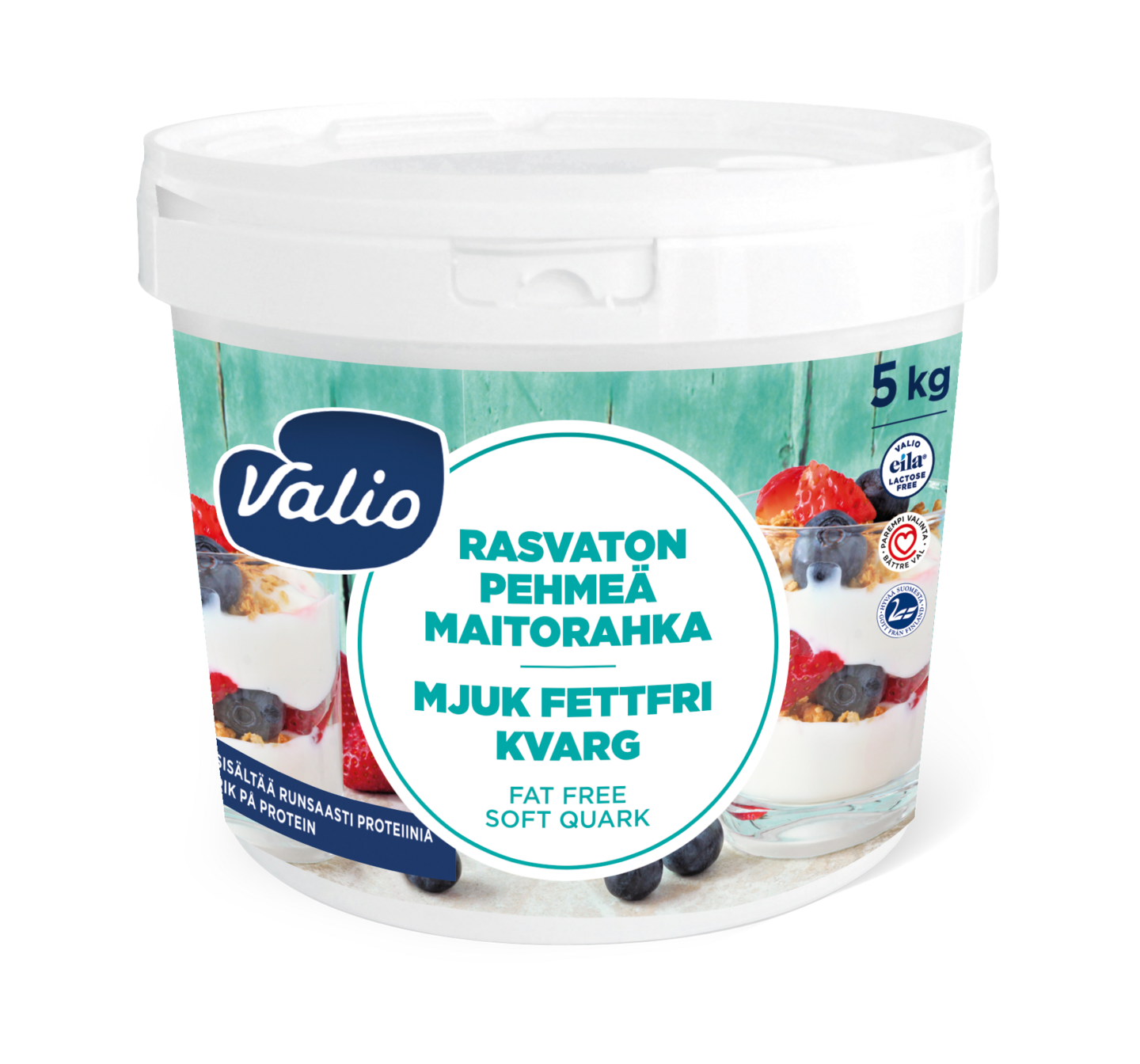 Valio pehmeä maitorahka 5 kg laktoositon | K-Ruoka Verkkokauppa