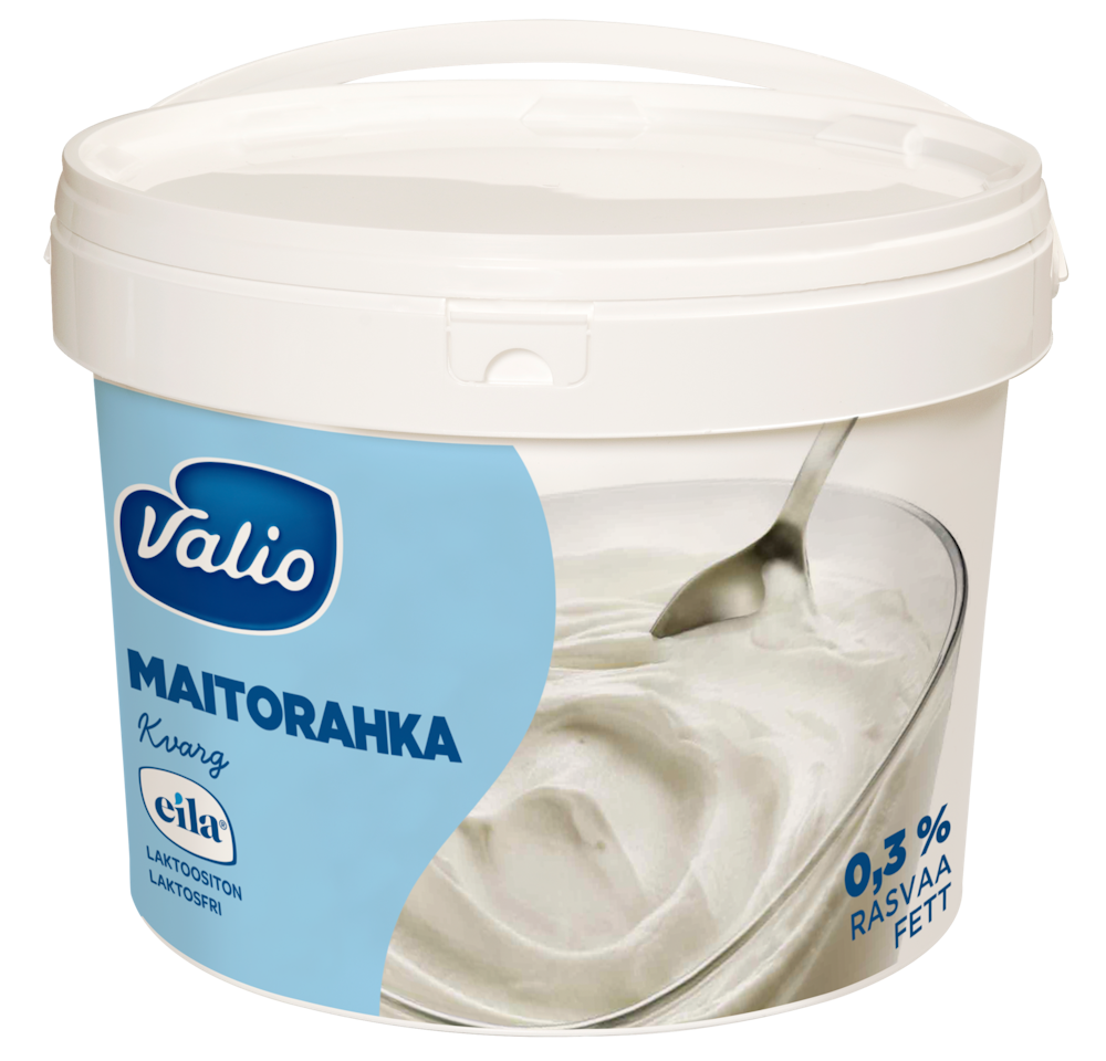 Valio maitorahka 10 kg laktoositon — HoReCa-tukku Kespro