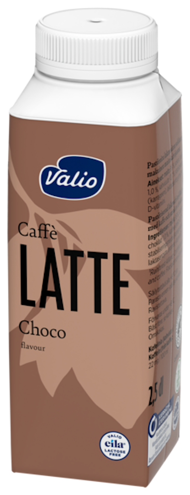 Valio Latte choco maitokahvijuoma 2,5dl laktoositon — HoReCa-tukku Kespro