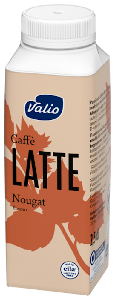 Valio Latte nougat maitokahvijuoma 2,5dl laktoositon — HoReCa-tukku Kespro