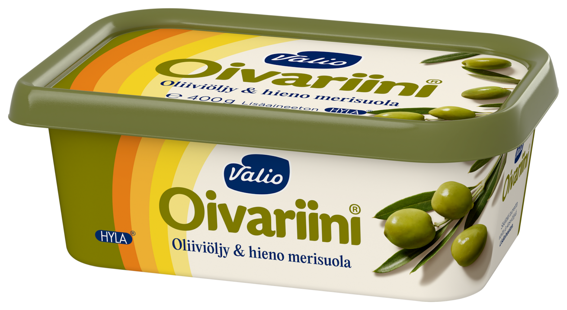 Valio Oivariini 400 g oliiviöljy ja hieno merisuola HYLA - HoReCa-tukku ...