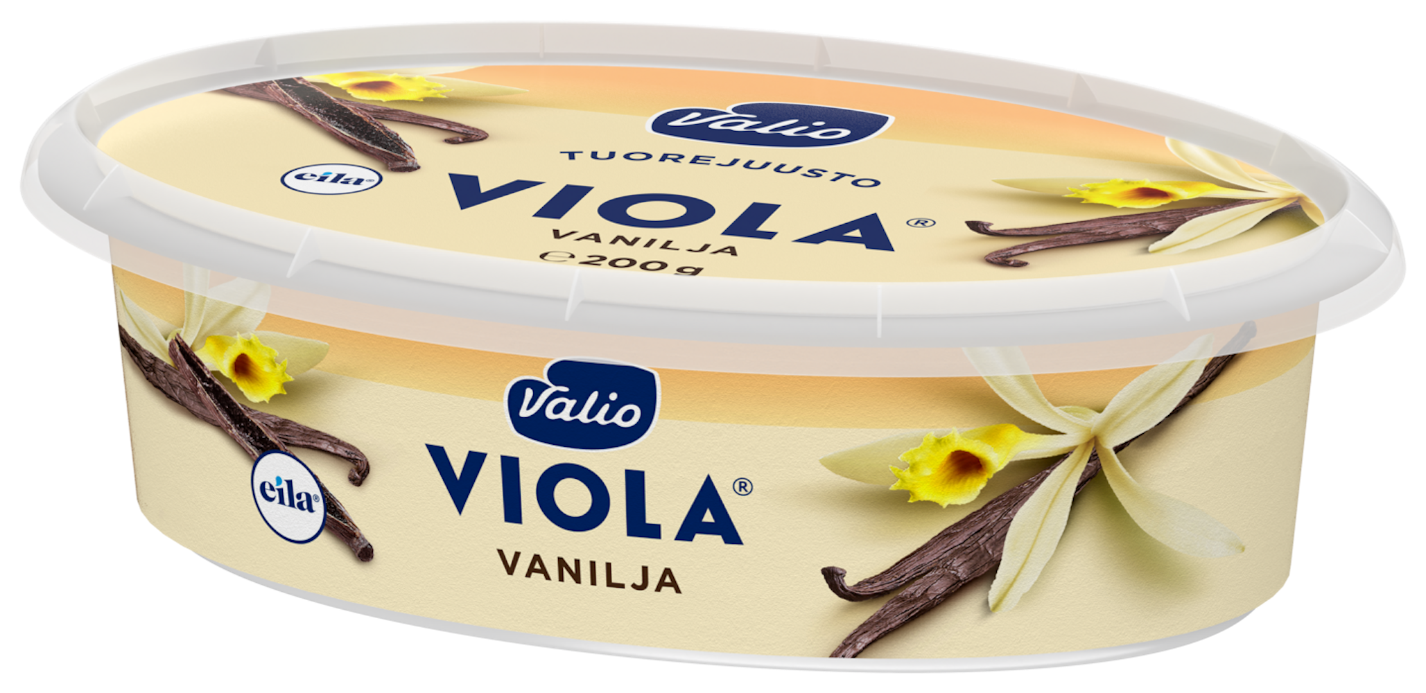 Valio Viola vanilja tuorejuusto laktoositonb200g — HoReCa-tukku Kespro