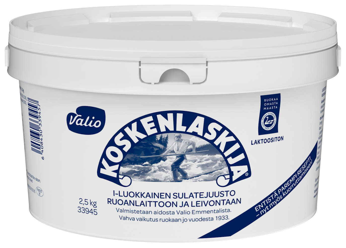 Valio Koskenlaskija 2,5 kg sulatejuusto laktoositon — HoReCa-tukku Kespro