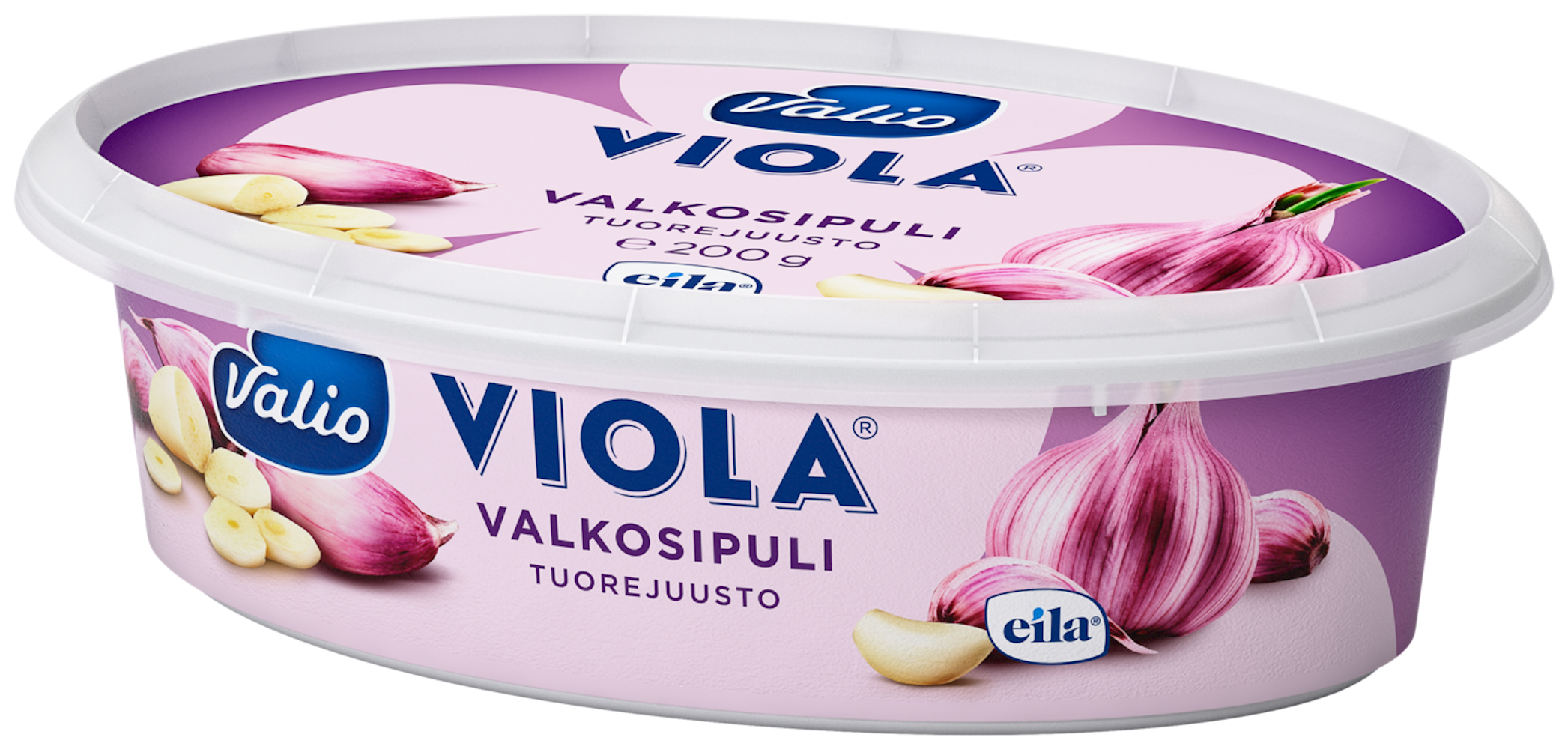 Valio Viola tuorejuusto valkosipuli laktoositon 200g — HoReCa-tukku Kespro