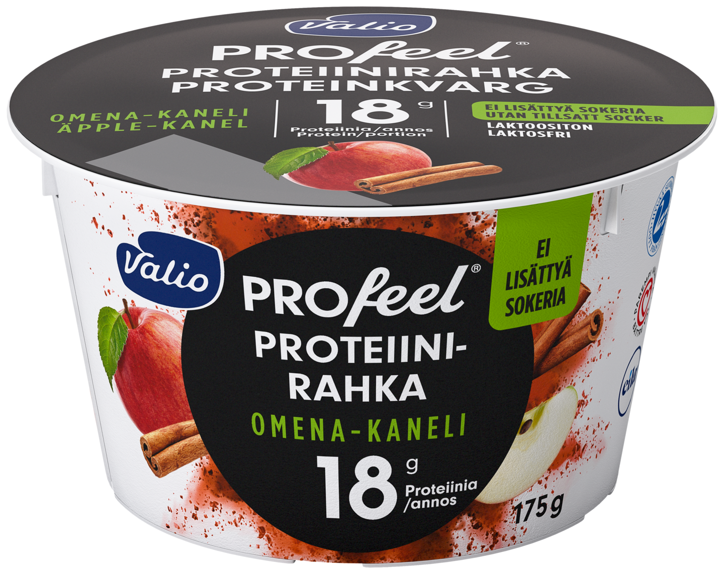 Valio PROfeel proteiinirahka 175g omena-kaneli sokeroimaton laktoositon ...