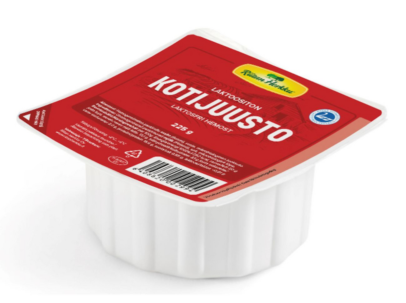 Riitan Herkku kotijuusto 225g laktoositon — HoReCa-tukku Kespro