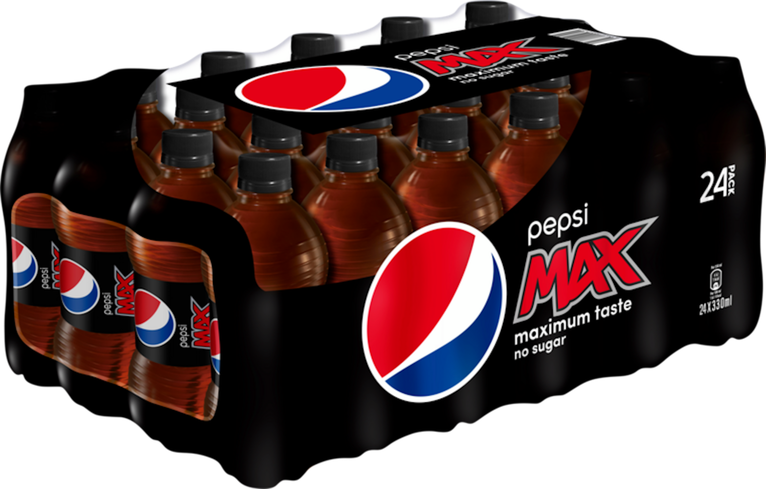 Pepsi Max 0,33l kmp 24-pack — HoReCa-tukku Kespro