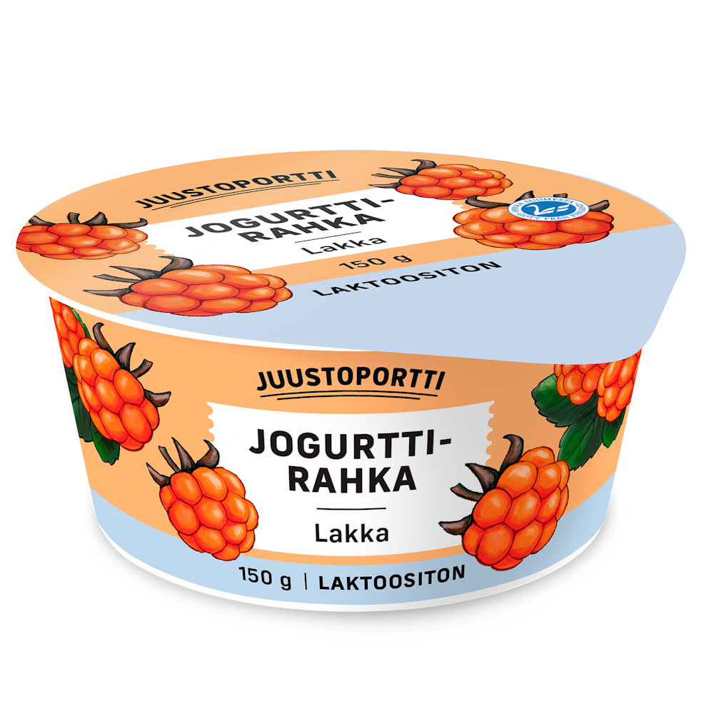 Juustoportti jogurttirahka 150g lakka laktoositon — HoReCa-tukku Kespro