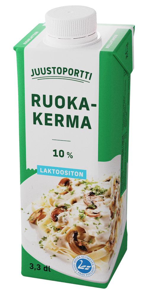 Juustoportti ruokakerma 10% 3,3dl laktoositon — HoReCa-tukku Kespro