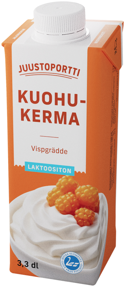 Juustoportti kuohukerma 3,3dl laktoositon — HoReCa-tukku Kespro
