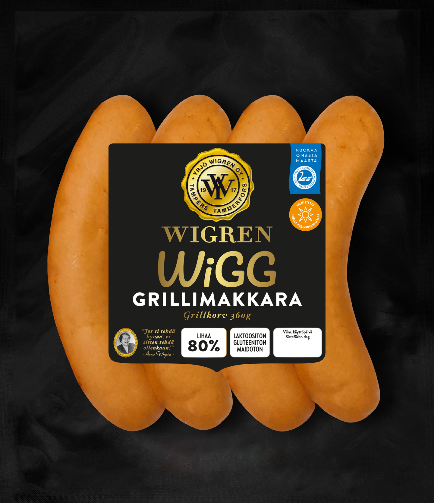 Wigren WiGG Grillimakkara 360g | K-Ruoka Verkkokauppa