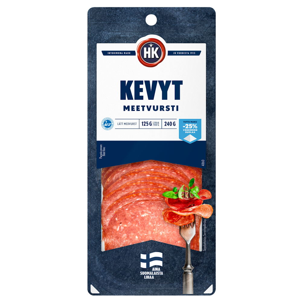 HK meetvursti 240g kevyt — HoReCa-tukku Kespro