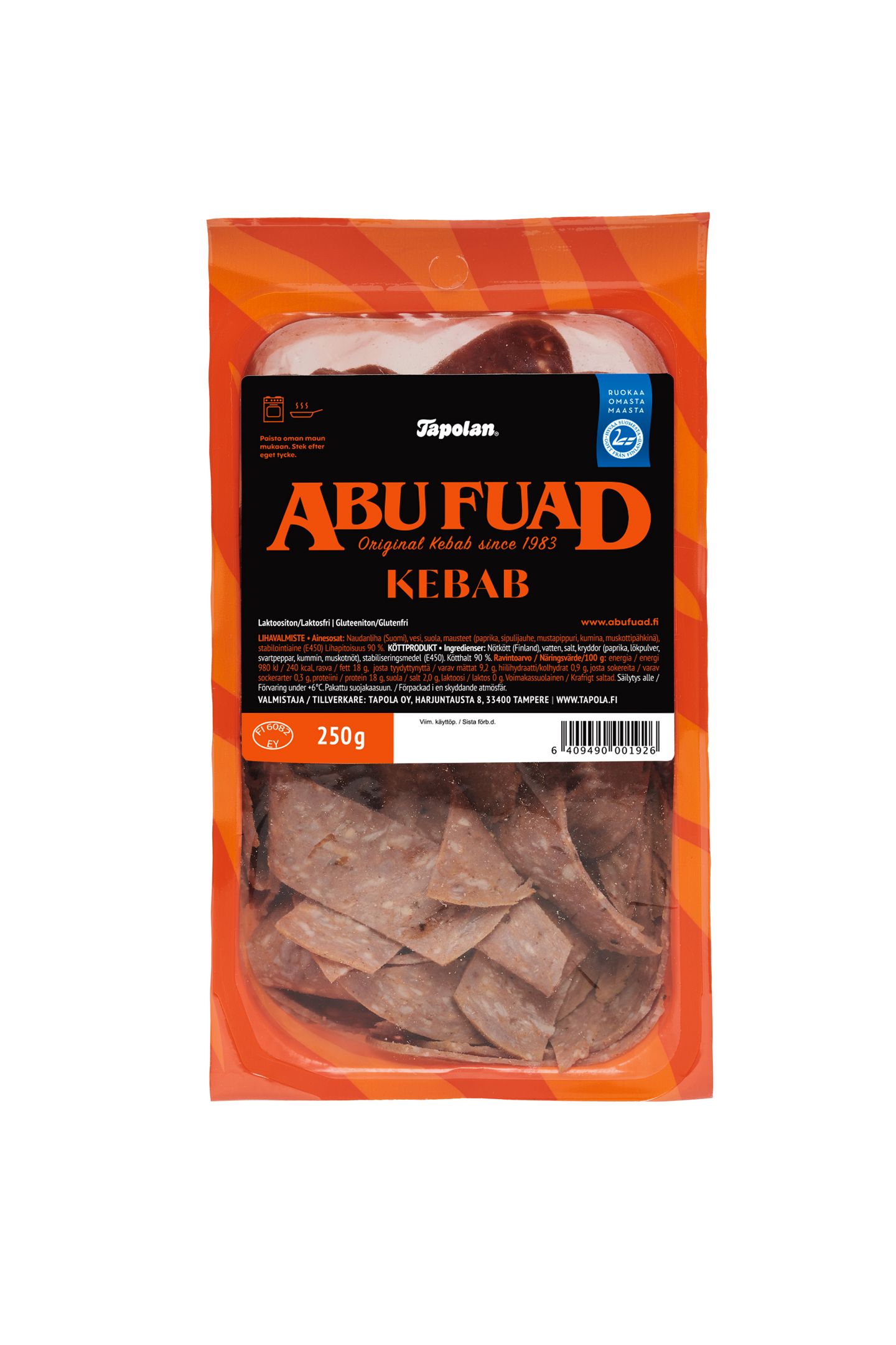Abu Fuad Kebab 250g | K-Ruoka Verkkokauppa