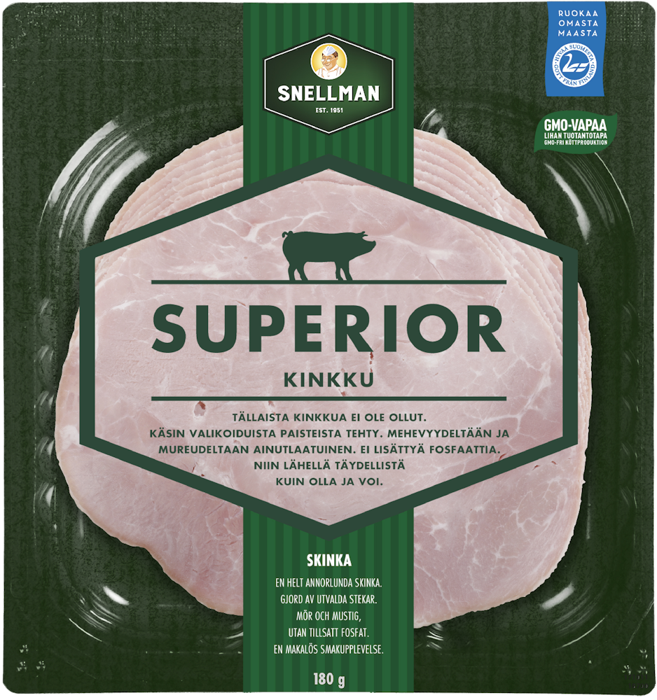 Snellman superior kinkku 180g — HoReCa-tukku Kespro