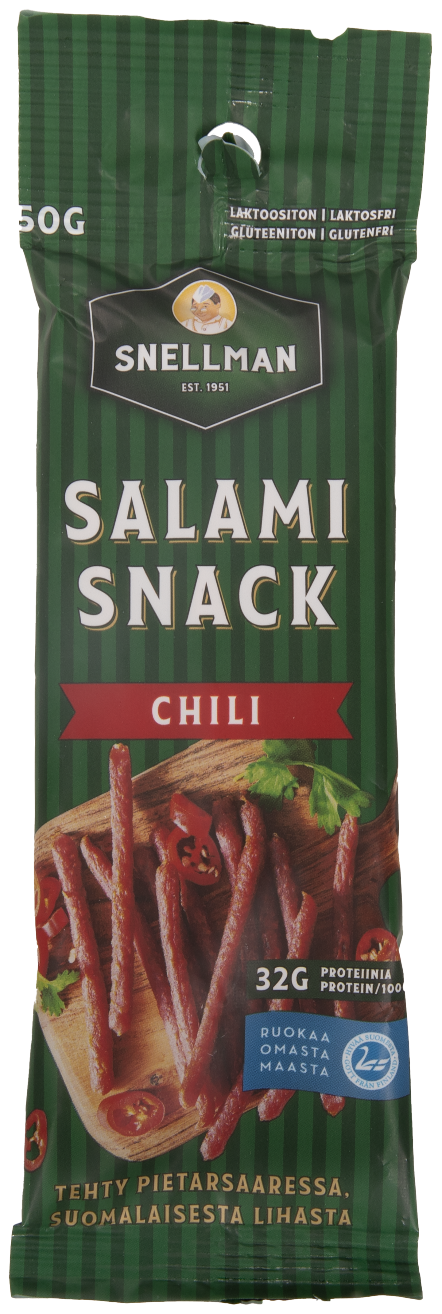 Snellman Salamisnack chili 50g | K-Ruoka Verkkokauppa