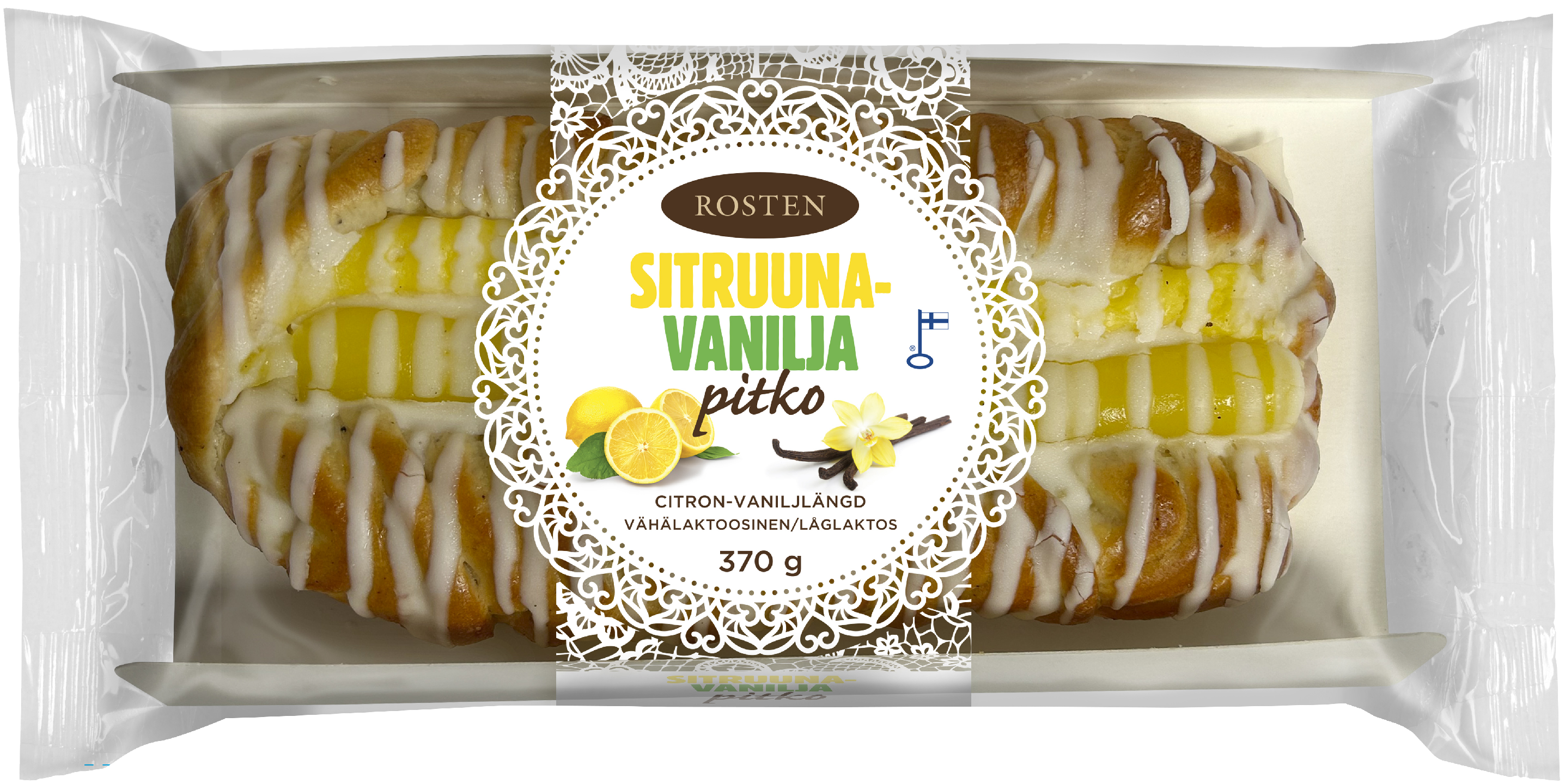 Rosten Sitruuna-vaniljapitko 370 g | K-Ruoka Verkkokauppa
