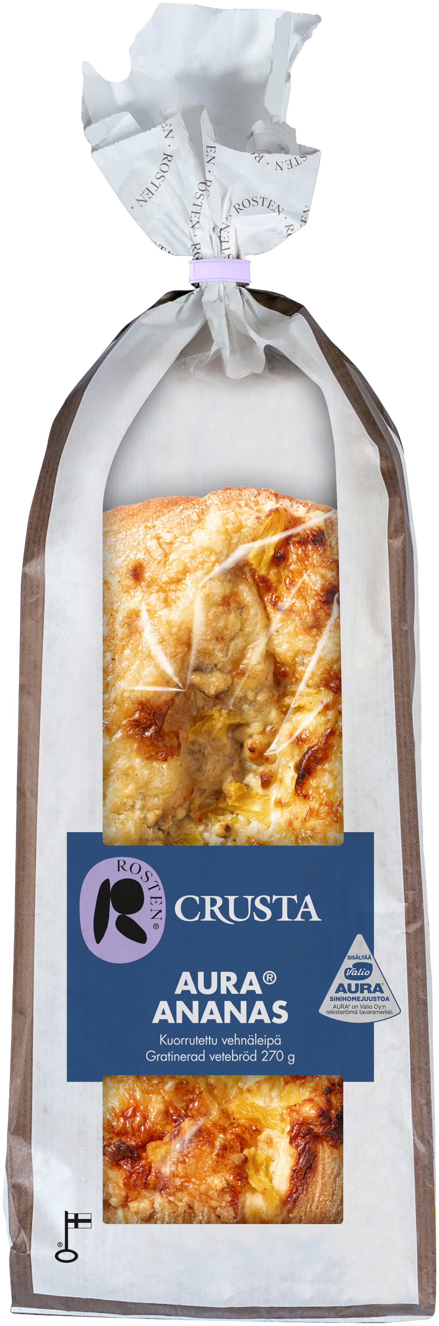 Rosten Crusta Valio AURA® sinihomejuusto-ananasleipä 270 g | K-Ruoka ...