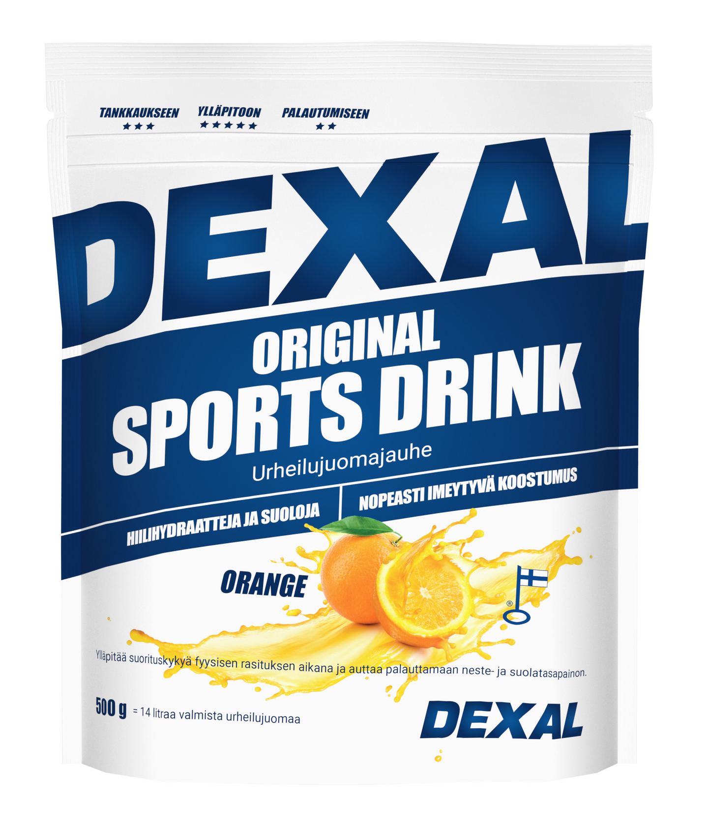 Dexal Original Sports Drink Orange 500g | K-Ruoka Verkkokauppa