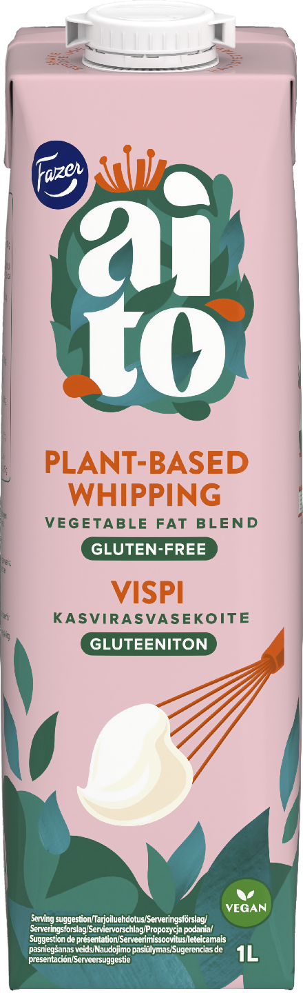 Fazer Aito kasvipohjainen vispi gluteeniton vispautuva ...