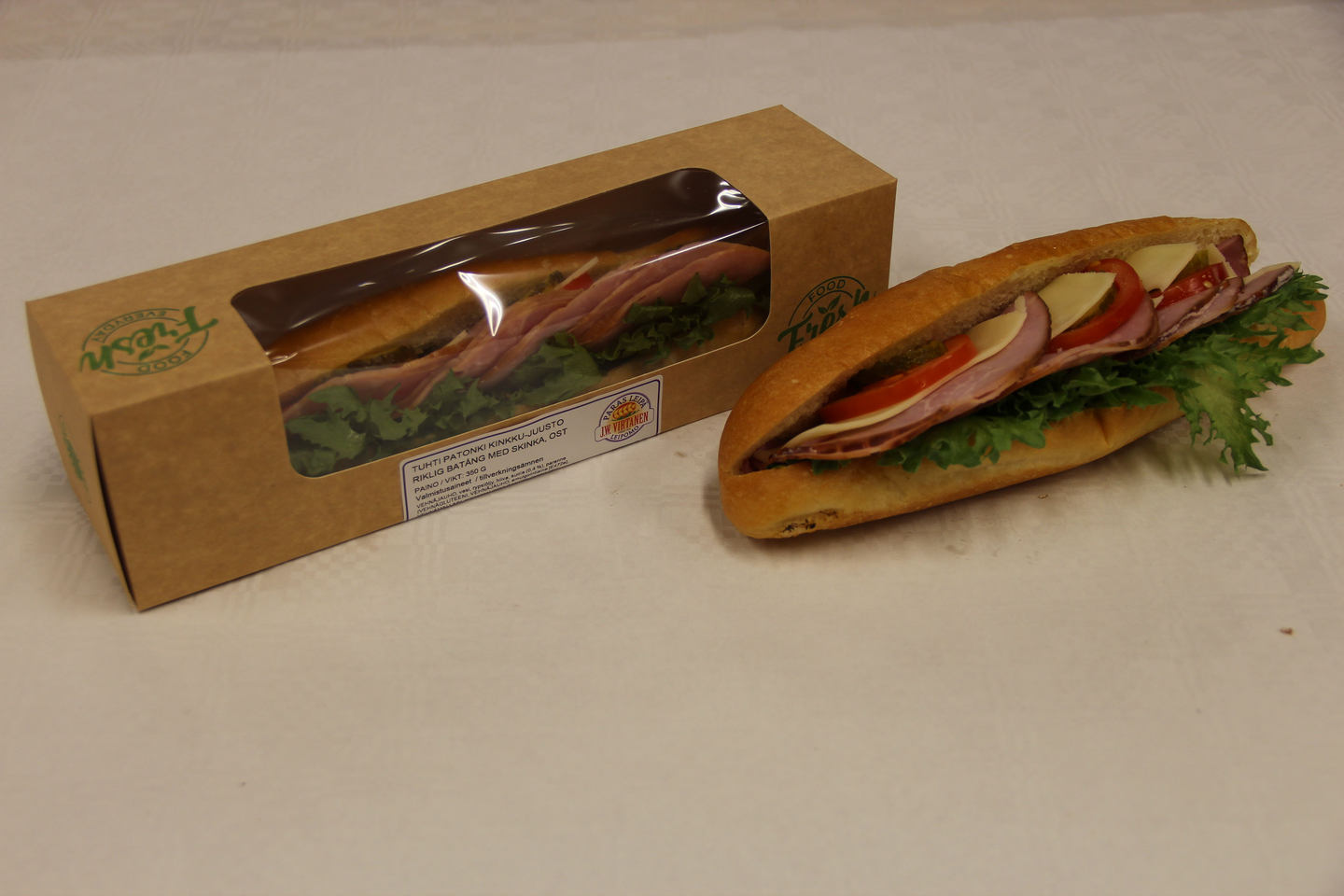 Virtanen Tuhti patonki kinkku-juusto 350g | K-Ruoka Verkkokauppa