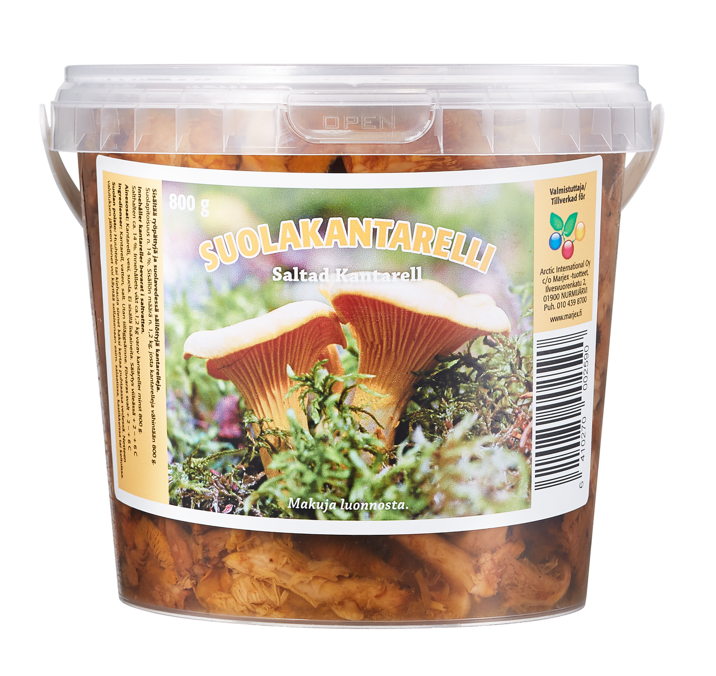Kanttarelli suolattu 1200/800g EU | K-Ruoka Verkkokauppa