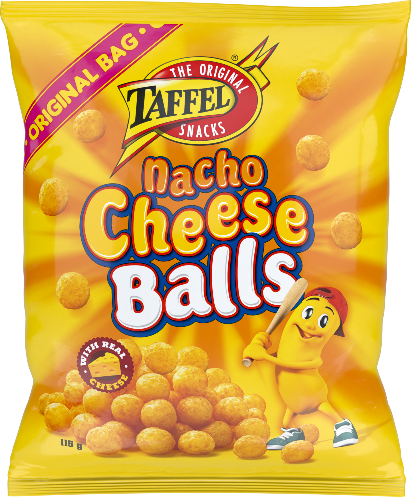 Taffel Nacho Cheese Balls 115g – K-Ruoka