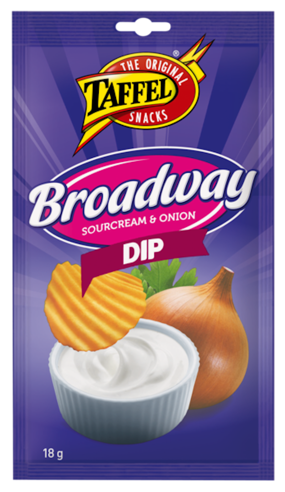 Taffel dippi Broadway 18g — HoReCa-tukku Kespro