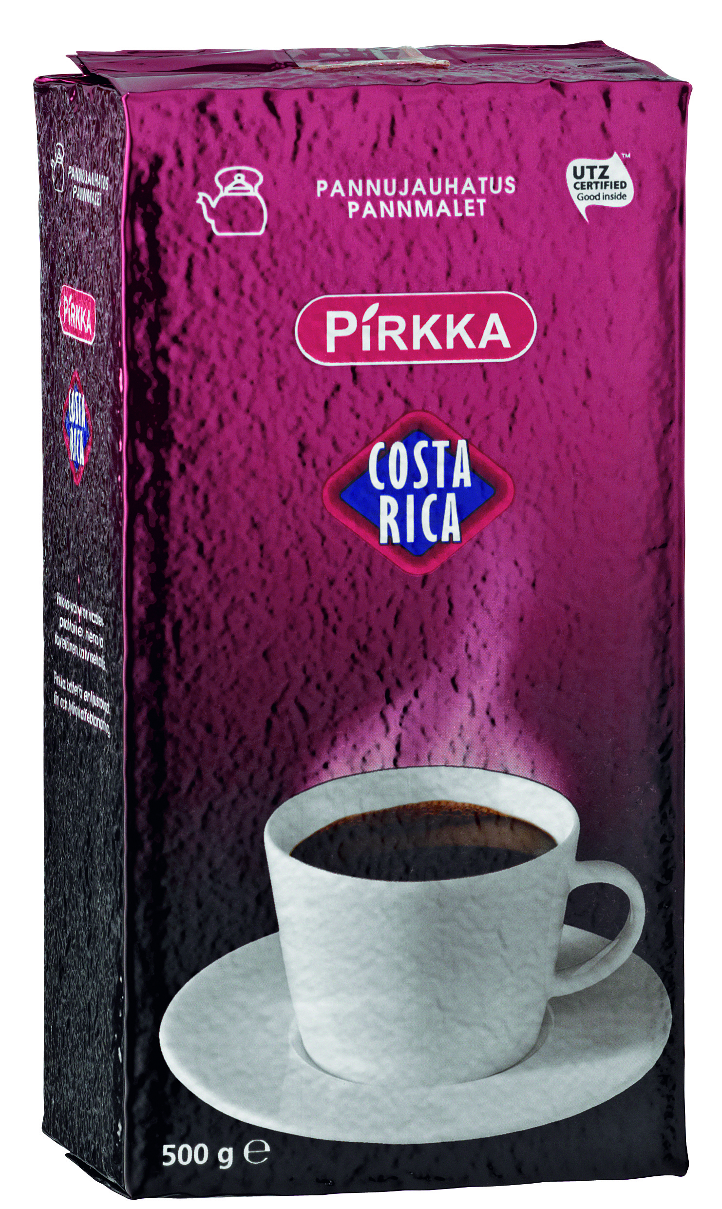 Pirkka Costa Rica kahvi pannujauhatus 500g UTZ – K-Ruoka