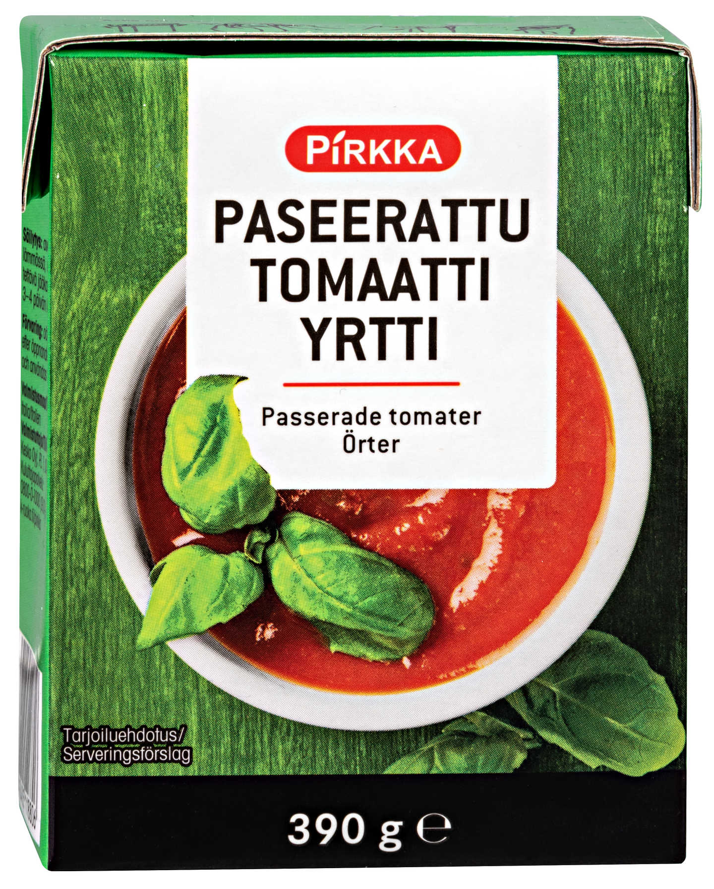 Pirkka paseerattu tomaatti - yrtti 390g | K-Ruoka Verkkokauppa