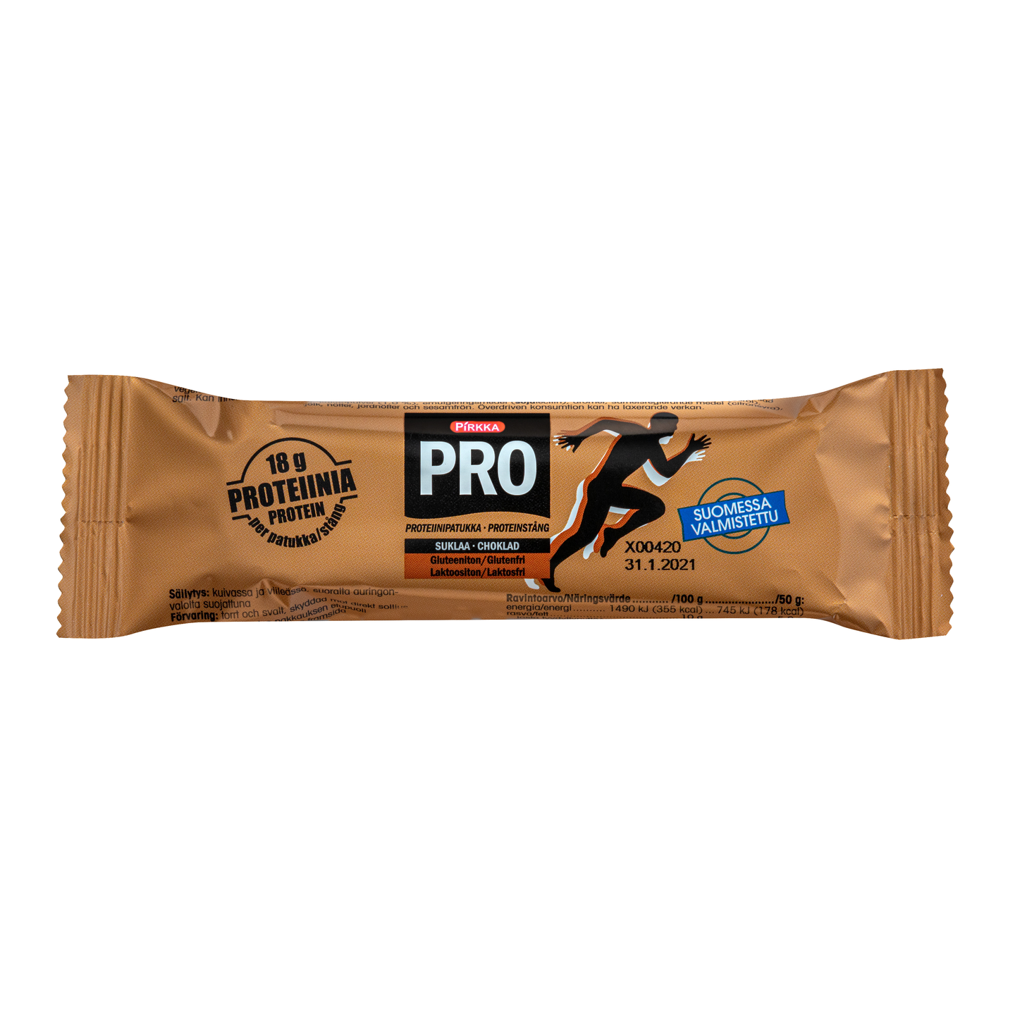 Pirkka PRO proteiinipatukka suklaa 50g – K-Ruoka