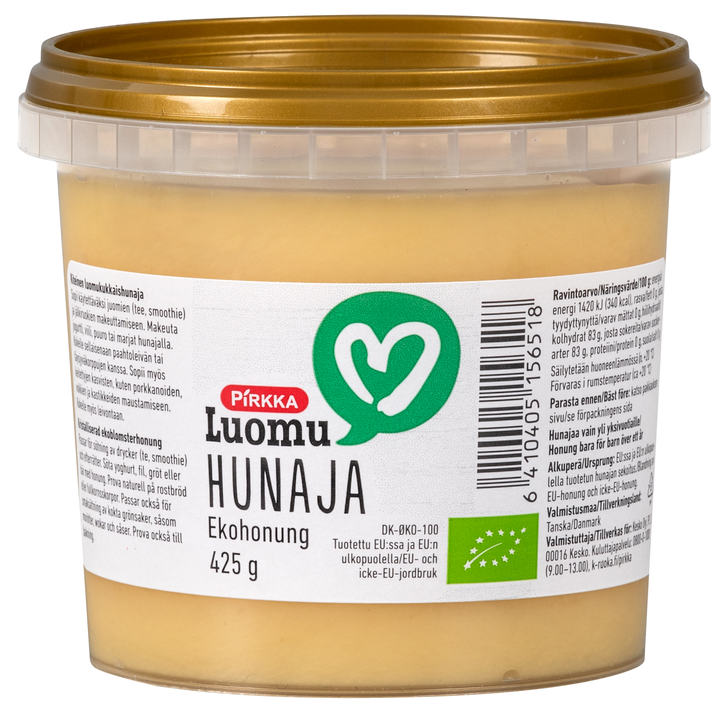 Pirkka Luomu hunaja 425 g – K-Ruoka