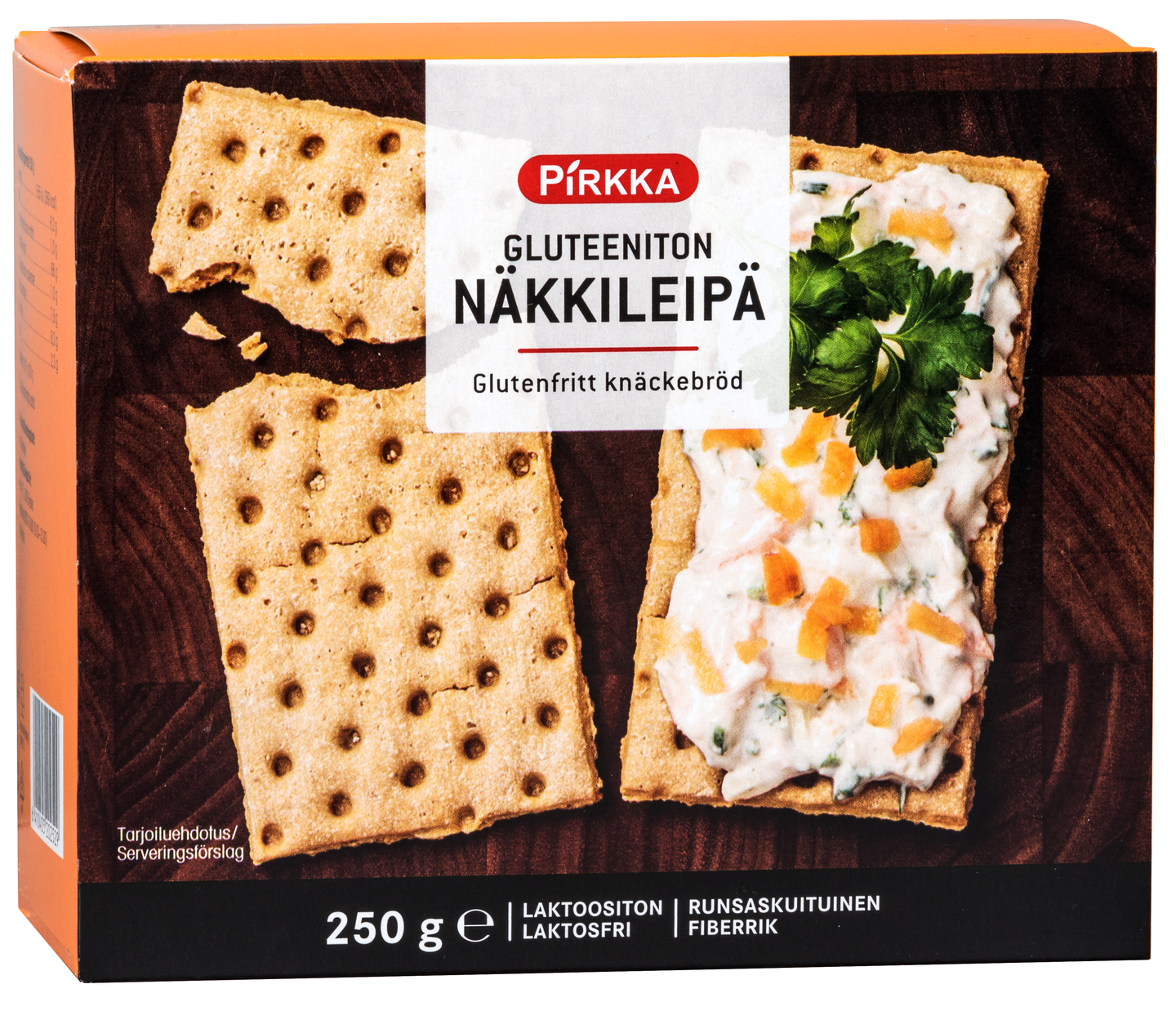 Pirkka gluteeniton näkkileipä 250g – K-Ruoka