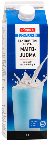 Pirkka laktoositon kevytmaitojuoma 1l – K-Ruoka