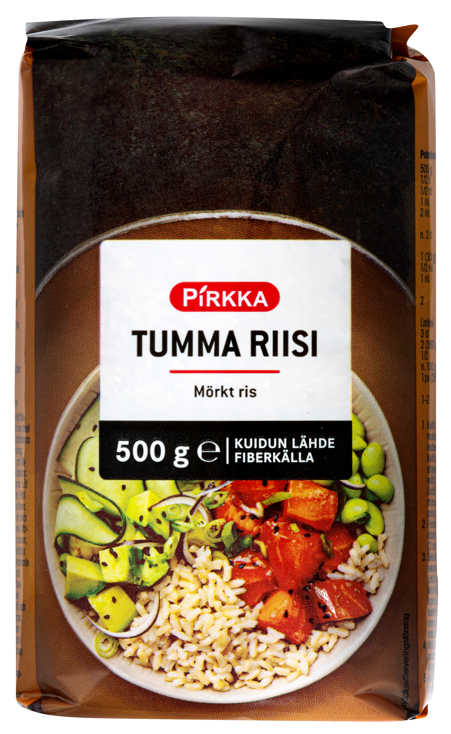 Pirkka tumma riisi 500g – K-Ruoka