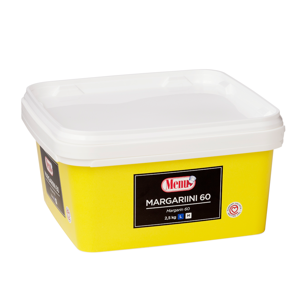 Menu margariini 60% 2,5kg maidoton — HoReCa-tukku Kespro