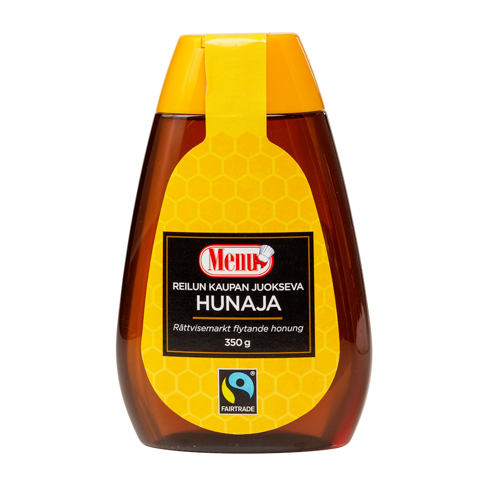 Menu juokseva hunaja 350g Reilu kauppa — HoReCa-tukku Kespro