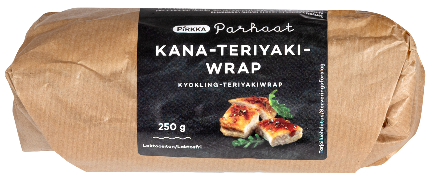 Pirkka Parhaat kana-teriyaki wrap 250g | K-Ruoka Verkkokauppa