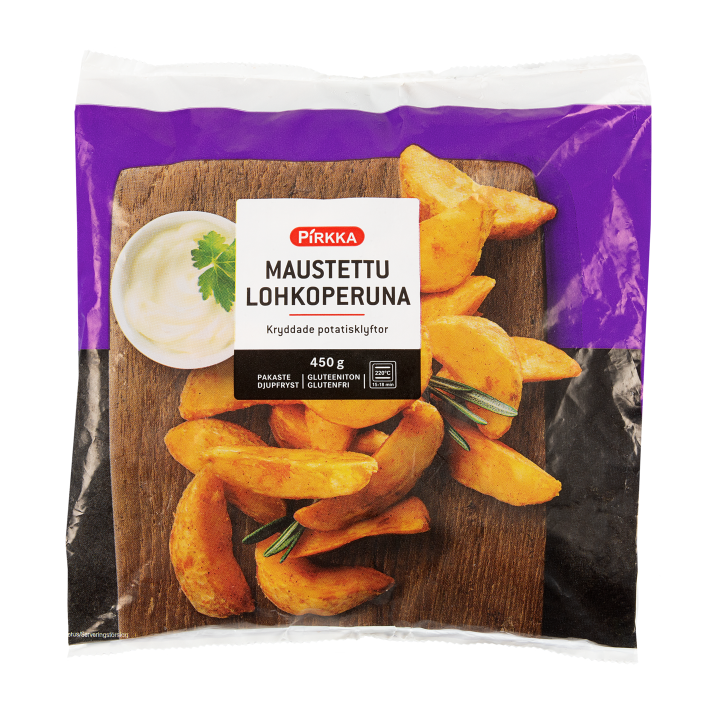 Pirkka maustettu lohkoperuna 450g pakaste | K-Ruoka Verkkokauppa