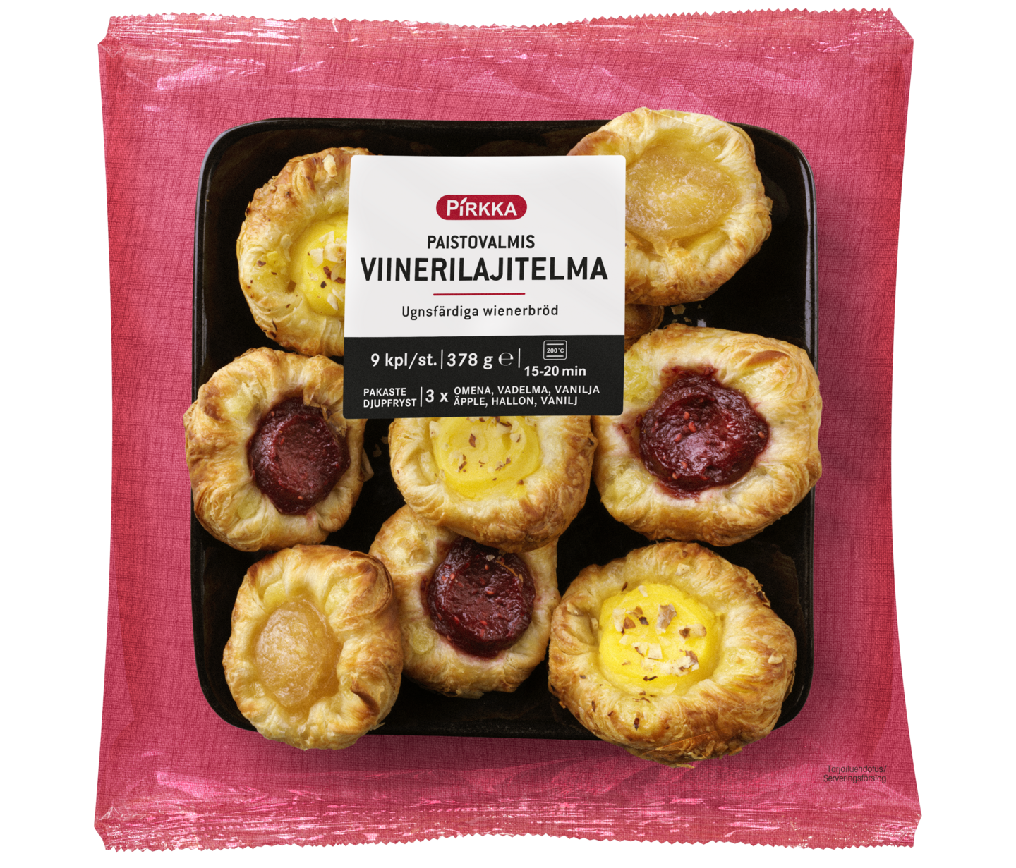 Pirkka viinerilajitelma 9kpl/378g pakaste | K-Ruoka Verkkokauppa