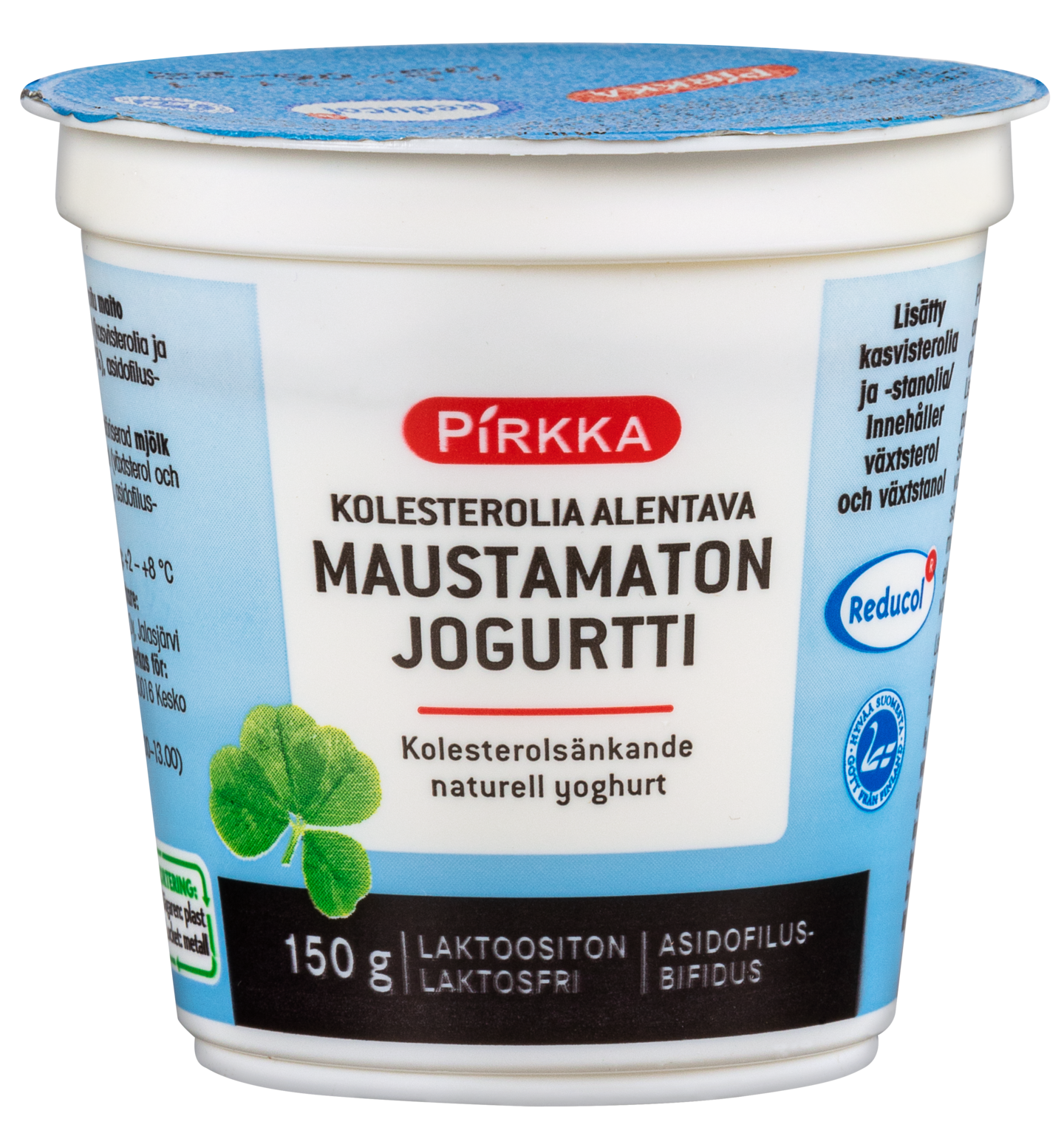 Pirkka Reducol kolesterolia alentava jogurtti maustamaton 150g ...