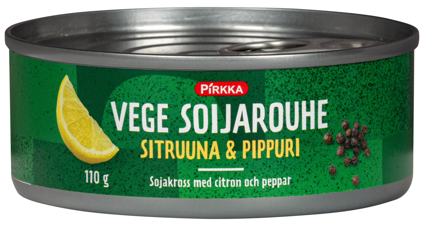 Pirkka Vege soijarouhe sitruuna-pippuri 110g | K-Ruoka Verkkokauppa