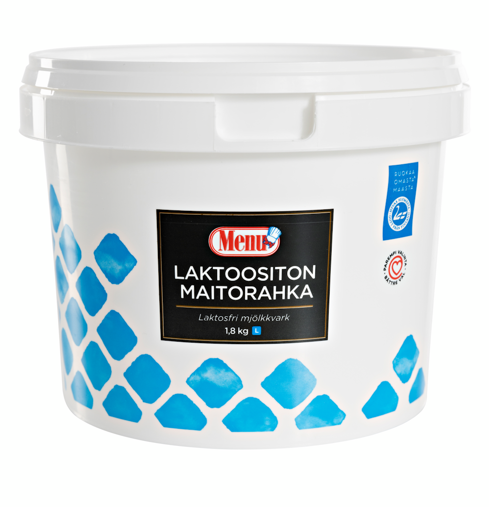Menu laktoositon maitorahka 1,8kg — HoReCa-tukku Kespro
