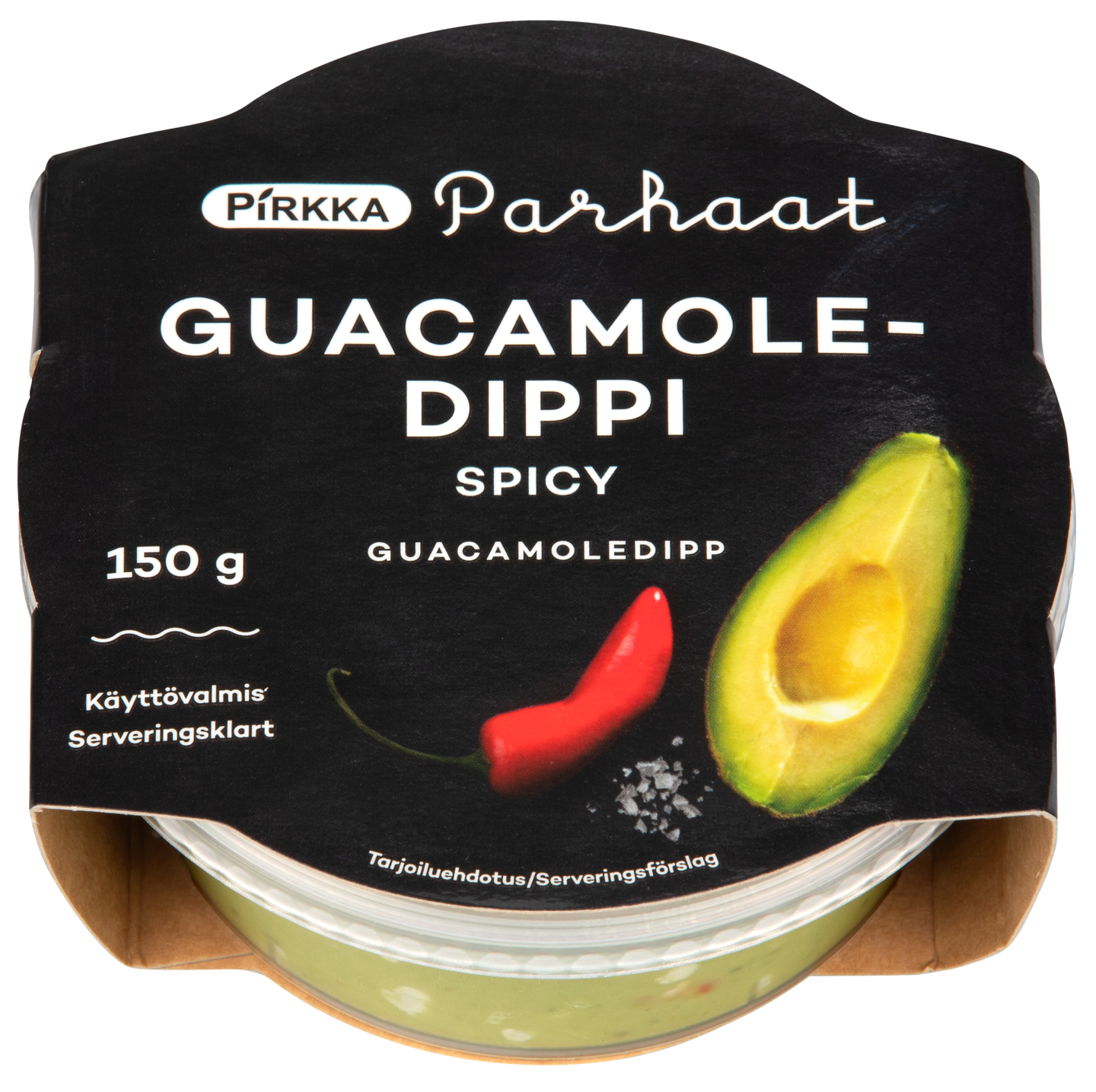 Pirkka Parhaat guacamoledippi spicy 150g | K-Ruoka Verkkokauppa