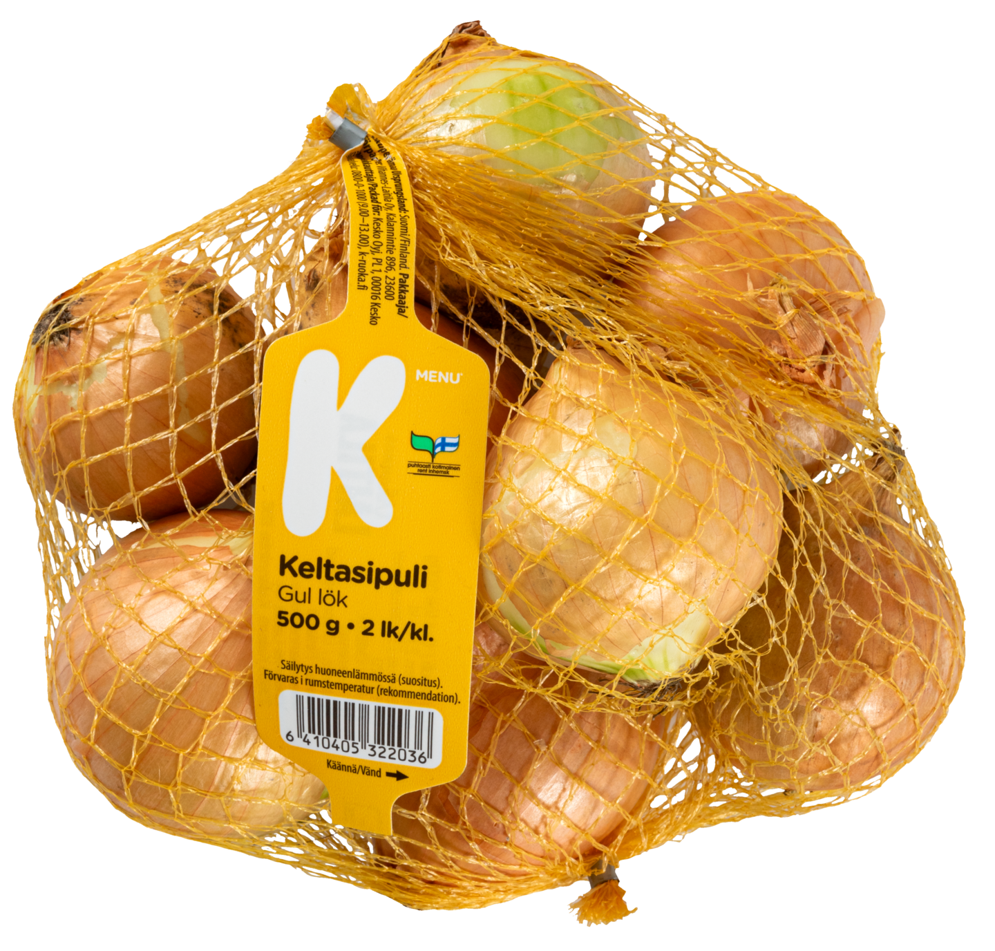 K-Menu sipuli 500g 2lk Suomi | K-Ruoka Verkkokauppa