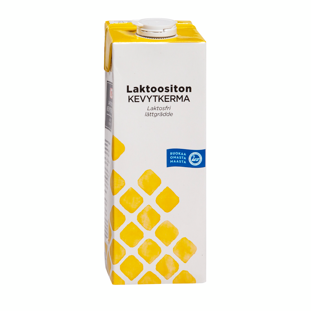 Menu laktoositon kevytkerma 10% 1l UHT — HoReCa-tukku Kespro