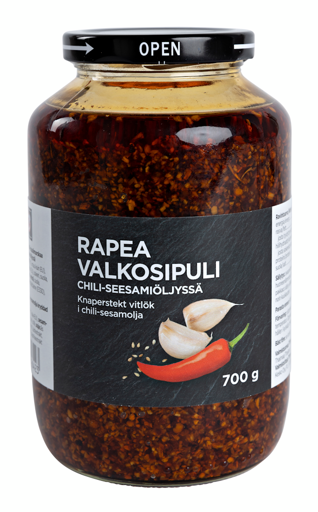 Menu rapea valkosipuli chili-seesamiöljyssä 700g — HoReCa-tukku Kespro