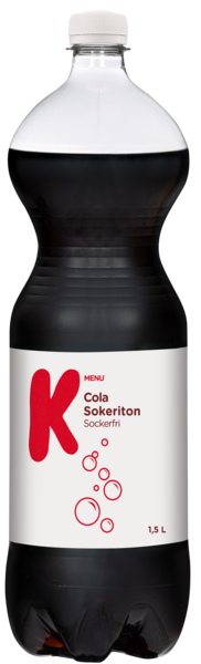 K-Menu Cola sokeriton virvoitusjuoma 1,5l | K-Ruoka Verkkokauppa